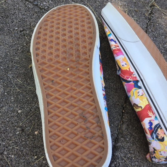 Vans | Shoes | Disney Princess Print Vans | Poshmark